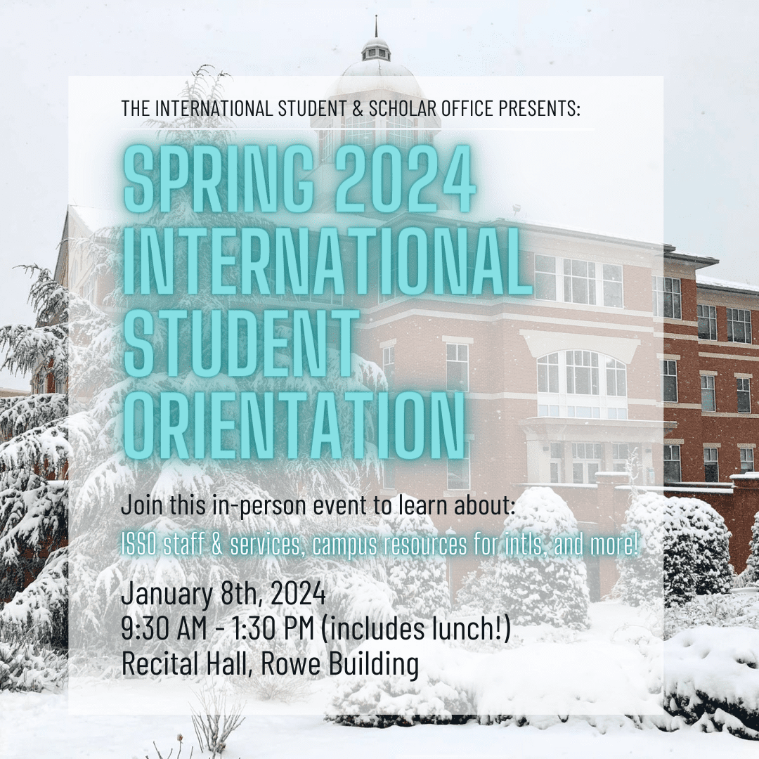 International Student Orientation – International Student and Scholar ...